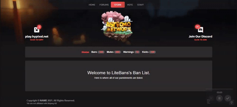 Siro - LiteBans Theme SWITCH COLOR | BuiltByBit