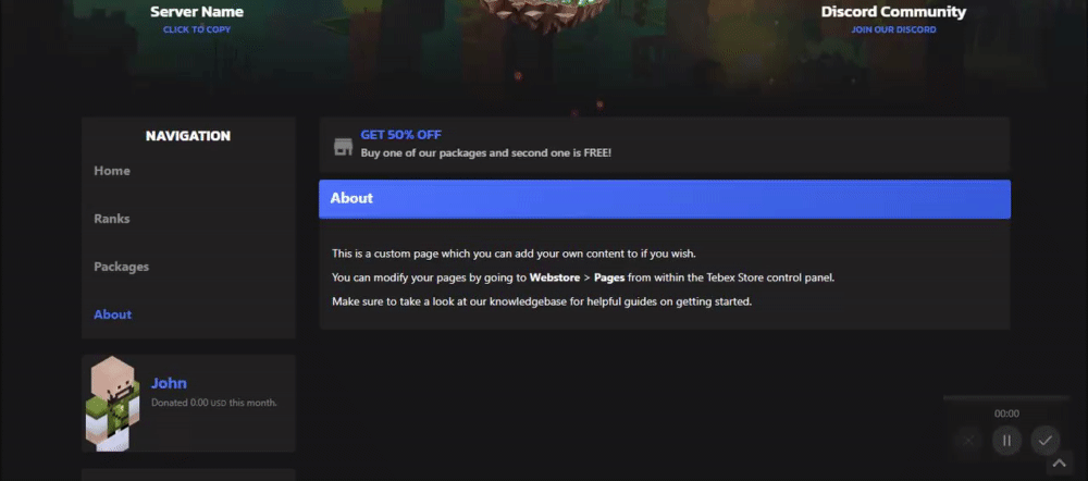 Siro - Tebex Theme | 5 Color Styles | | BuiltByBit